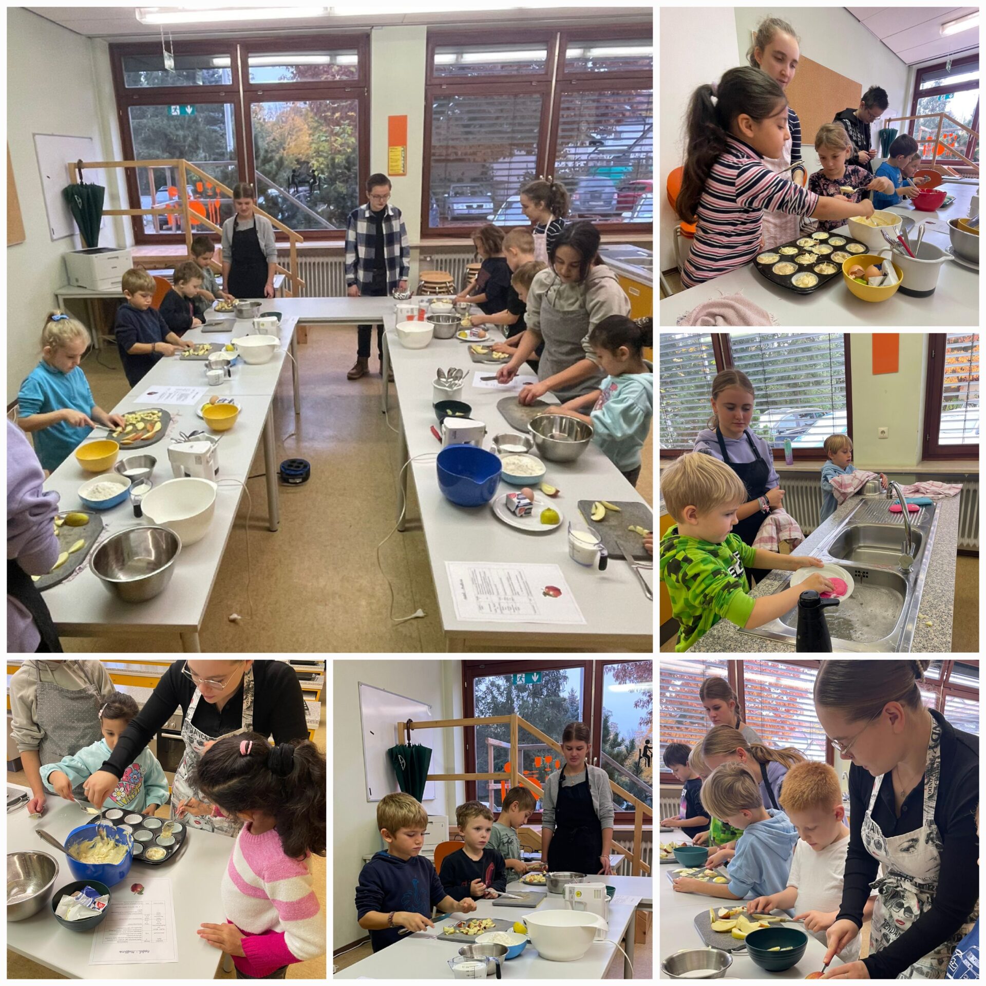 Projekt Apfel-Muffins backen - 1b und 9 - Grund-und Mittelschule Leiblfing